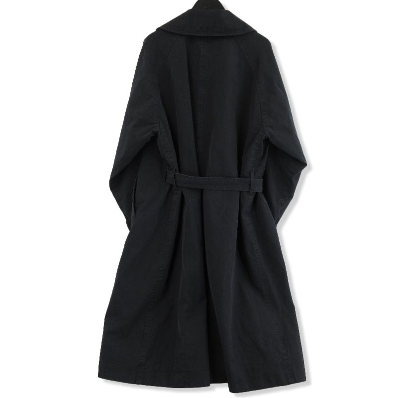 良品 COMOLI コモリ ウォッシュド タイロッケンコート V01-04008 22SS WASHED TIELOCKEN COAT 洗い ...