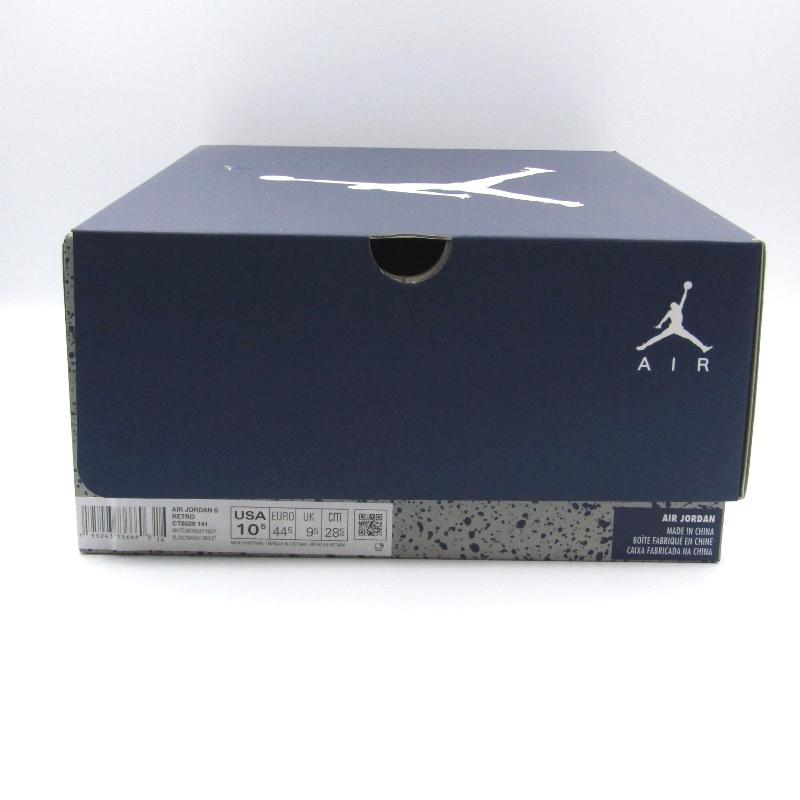 未使用 NIKE ナイキ 28.5cm AIR JORDAN 6 RETRO CT8529-141 エアジョーダン レトロ WHITE ...