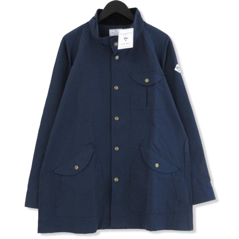 未使用 ARVOR MAREE アルボーマレー STAND COLLAR JKT CNG-64-SCJK スタンドカラー ジャケット ネイビー ...