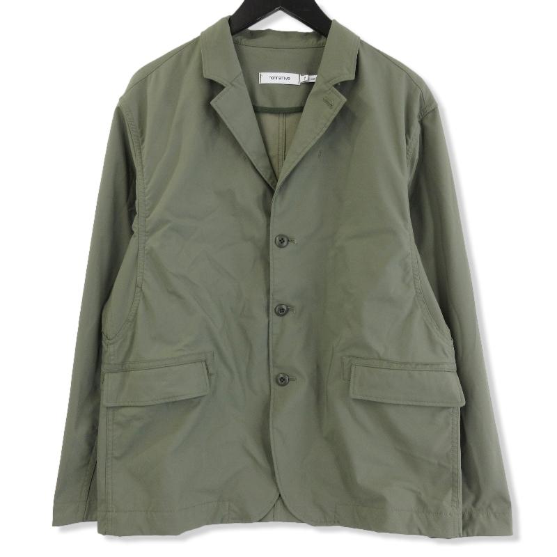 nonnative ノンネイティブ テーラードジャケット NN-J3603 19AW DWELLER 3B JACKET POLY TWILL オリーブ 1 71006893 : ...