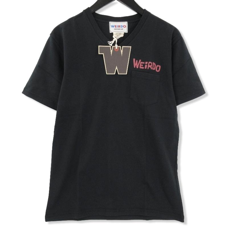 WEIRDO 未使用 ウィアード 半袖Tシャツ WRD-19-SS-39 Vネック DAILY S/S V-NECK T-SHIRTS ...