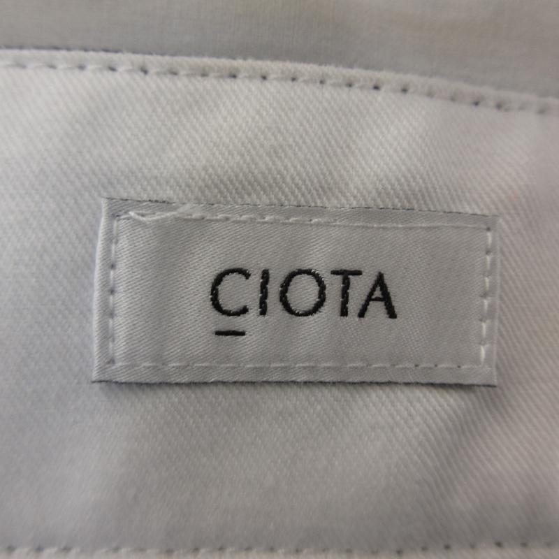 未使用 CIOTA シオタ ワークパンツ PTLM-113M スビンコットン ポリエステルツイル ブラック 黒 4 タグ付き 71007109 : クラシック - 通販 - Yahoo!ショッピング