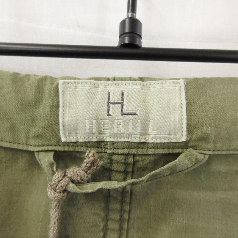 未使用 HERILL ヘリル リップストップ ワークパンツ 22-030-HL 未使用 HERILL ヘリル リップストップ ワークパンツ 22-030-HL