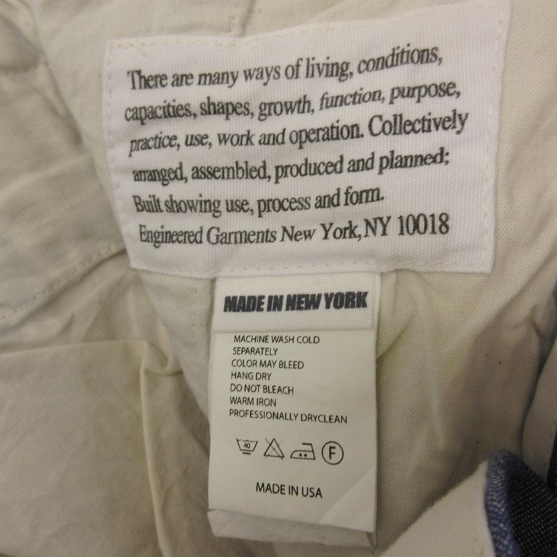 ENGINEERED GARMENTS エンジニアドガーメンツ シンチパンツ ダンガリー Cinch Pant Dungaree Cloth ...