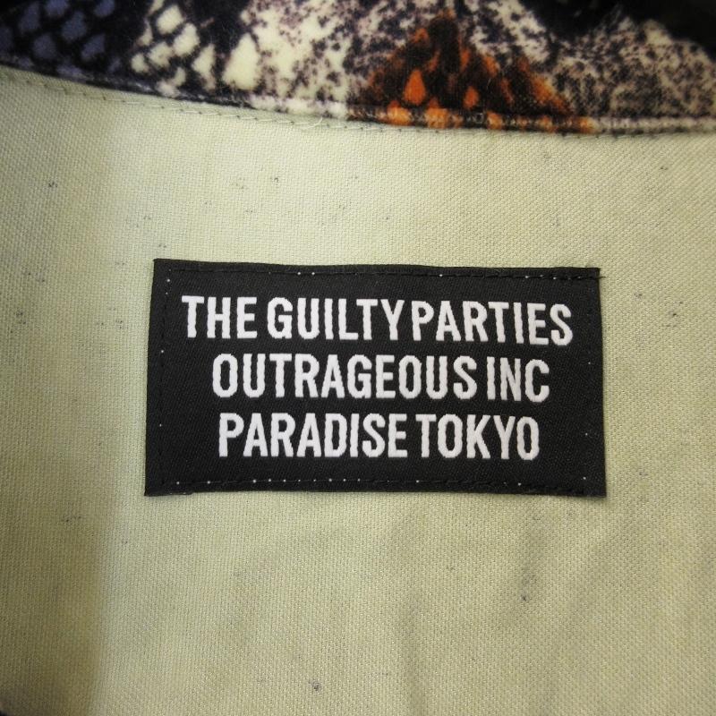 WACKO MARIA 未使用 ワコマリア パイソン ベルベット ジャケット 22FW-WMO-TJ04 PYTHON VELVET JACKET マルチ M タグ付き 71007272 ...