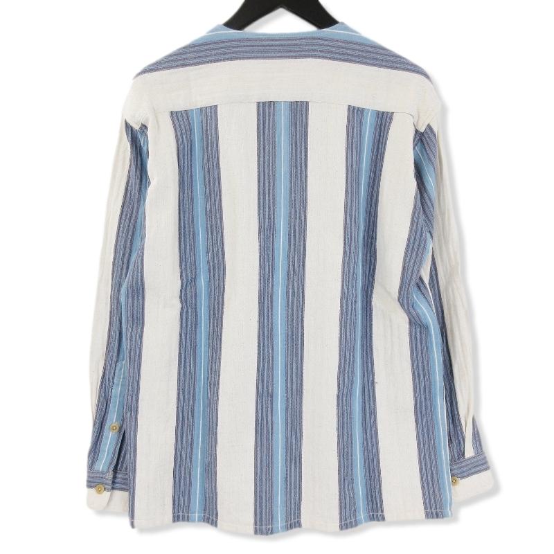 未使用 ANDFAMILYS アンドファミリー カーディガン シャツ SHL-2305738 CL Cardigan Shirts ストライプ ...