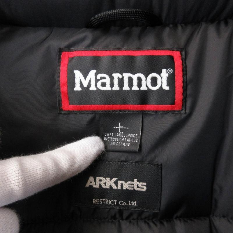 marmot マーモット モンスターパーカー TOMSJK80RR ARKnets別注 タイプ1 モディファイモデル 中綿ジャケット 黒 L タグ付き 71007696 : 71007696 ...