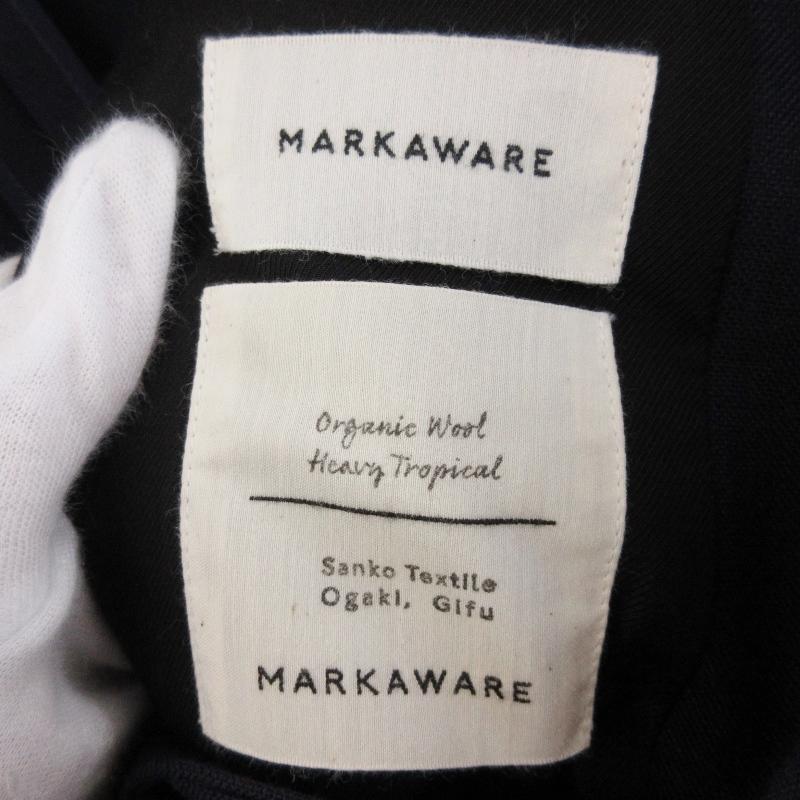 美品 MARKAWARE マーカウェア オーガニックウールヘビートロピカル セミピークドラペルジャケット A22A-04JK01C ネイビー 2 71007752 : クラシック - 通販 ...