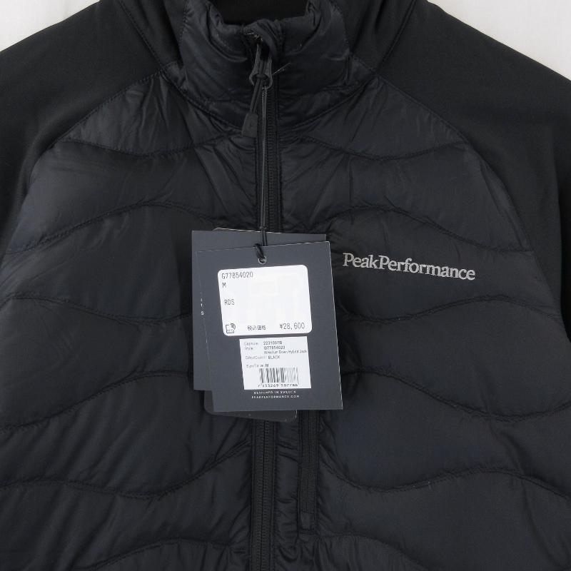 未使用 PeakPerformance ピークパフォーマンス ヘリウムハイブリッドダウンジャケット G77854 Helium Down Hybrid Jack 黒 M 71007885 ...
