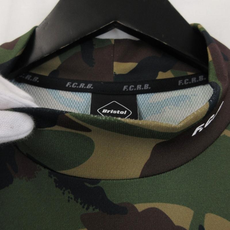 F.C.Real Bristol エフシーレアルブリストル 半袖Tシャツ FCRB-220050 S/S MOCK NECK TRAINING TOP カモフラ XL 71007891 ...