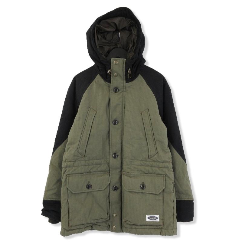 LOST CONTROL ロストコントロール フーデッドパディングジャケット L19A2-4017 HOODED PADDING JACKET オリーブ 4 71008003 : クラシック ...
