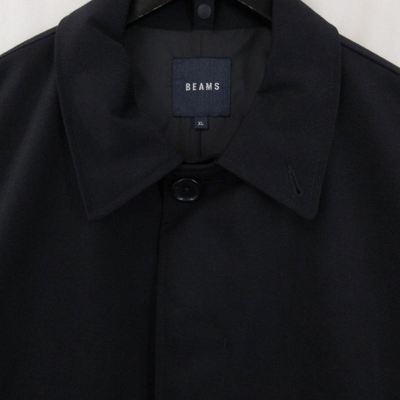 BEAMS ビームス ステンカラーコート 11-19-1155-120 撥水 ロングコート ネイビー XL 71008143 : クラシック - 通販 - Yahoo!ショッピング