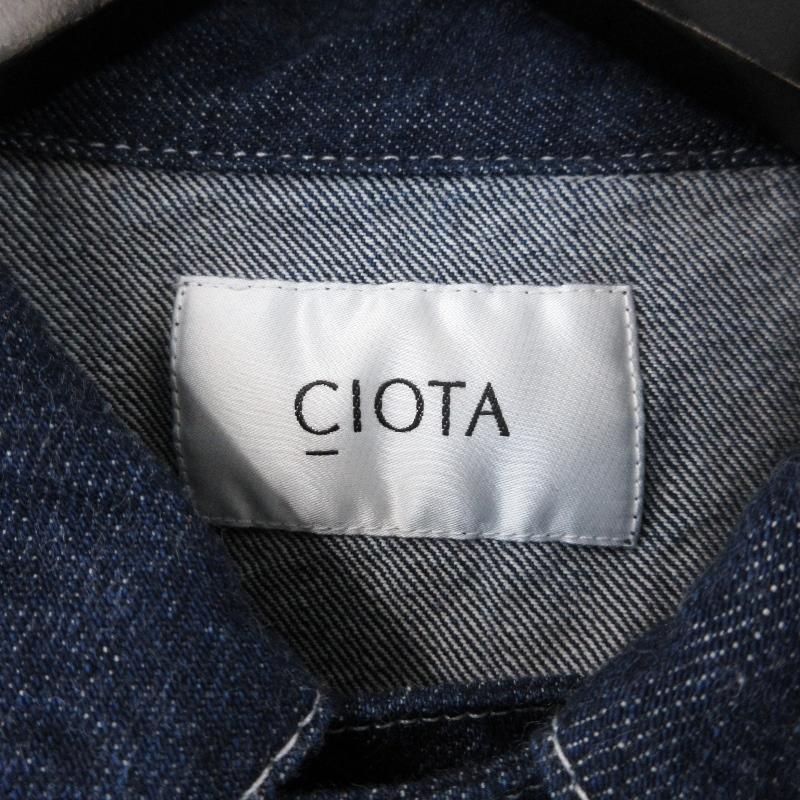 未使用 CIOTA シオタ デニム カバーオール 22AW BZLM-108M-PIW DENIM WORK JACKET ネイビー 4 タグ付き 71008619 : クラシック - 通販 ...