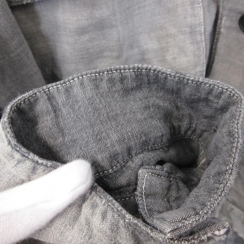 ANCELLM アンセルム シャンブレー シャツジャケット ANC-JK15 CHAMBRAY SHIRTS JACKET ブラック 黒 2 71008788 : クラシック - 通販 ...