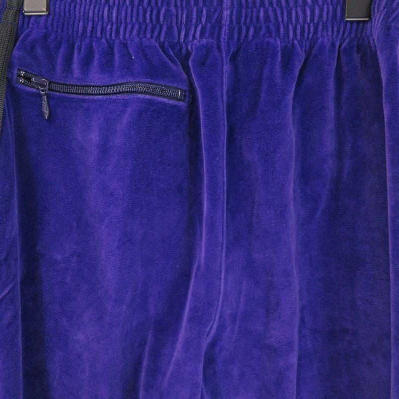 NEEDLES ニードルズ ベロア ナロートラックパンツ NS253 23AW Narrow Track Pant C/Pe Velour パープル S 71009029 :71009029 ...