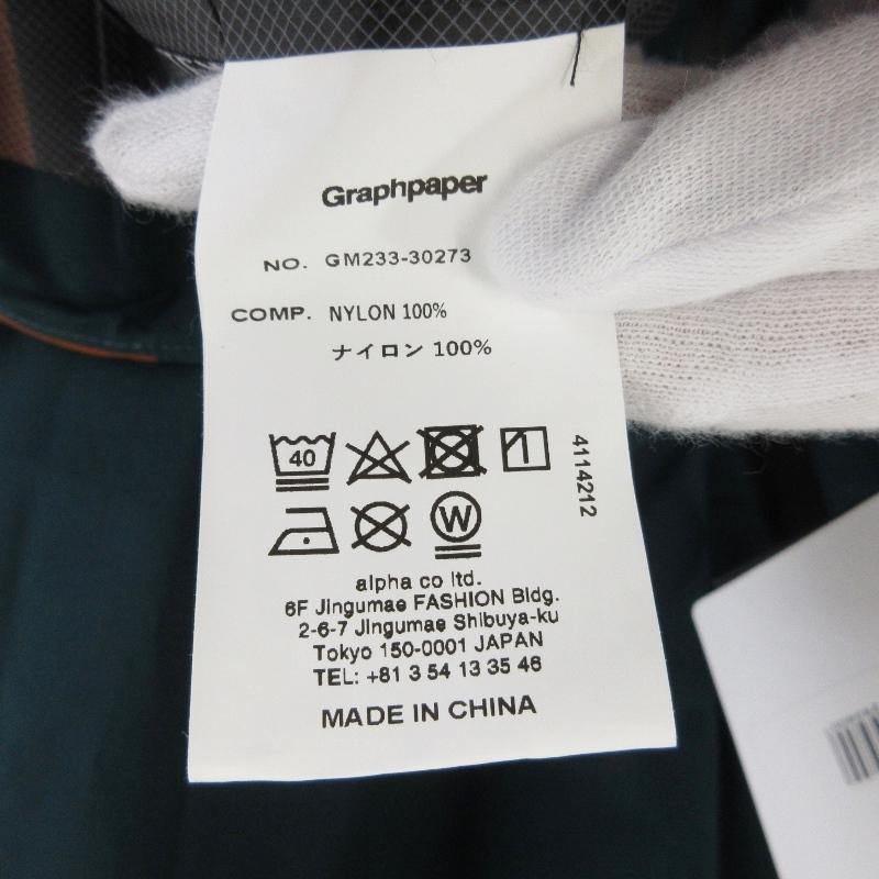 未使用 Graphpaper グラフペーパー パーテックス シェル 未使用 Graphpaper グラフペーパー パーテックス シェル
