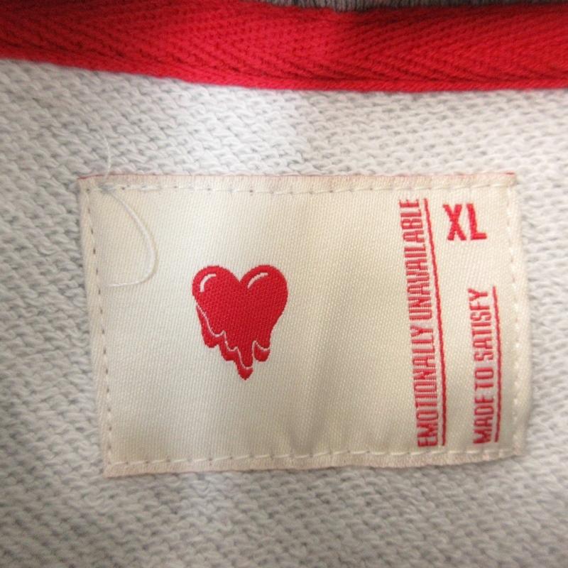 未使用 EMOTIONALLY UNAVAILABLE エモーショナリー アンアベイラブル YESTERDAYS TEARS HDIE EU-S23-0000-031 パーカー GRAY XL ...