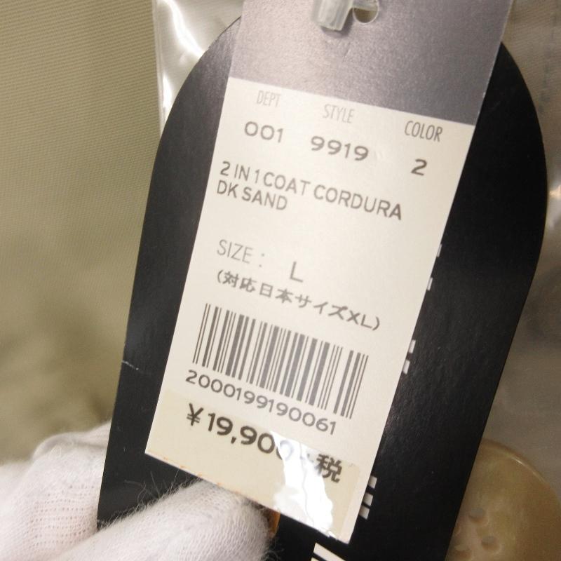 未使用 Eddie Bauer エディーバウアー 2イン1 トレンチコート 9919 コーデュラナイロン ダークサンド L 71009408 :71009408:クラシック - 通販 ...