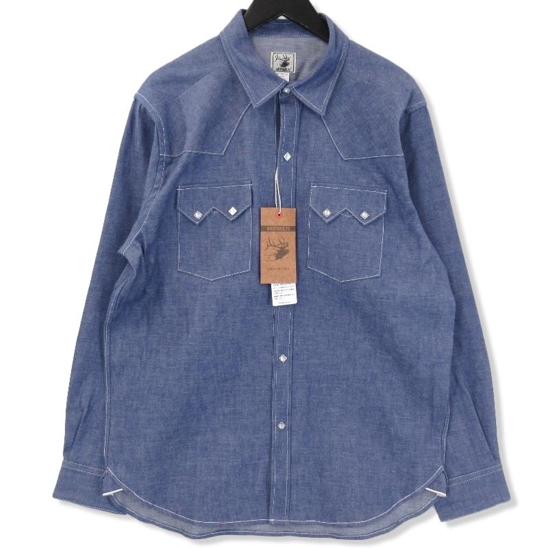 未使用 ANDFAMILYS アンドファミリー 長袖シャツ SHL-2402767 And Rider Shirts ウエスタン ライダー ...