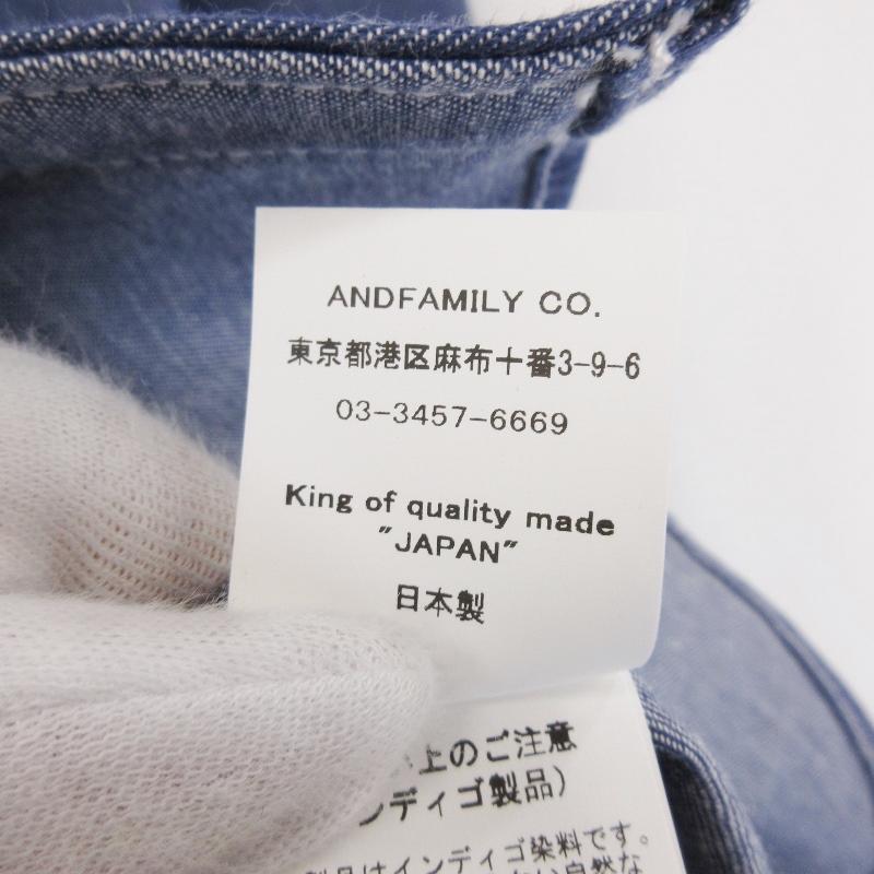 未使用 ANDFAMILYS アンドファミリー 長袖シャツ SHL-2402767 And Rider Shirts ウエスタン ライダー ...