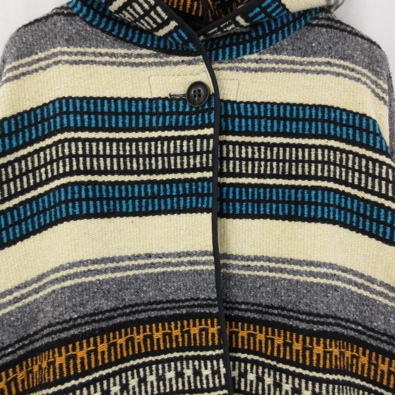 NIGEL CABOURN 美品 Nigel Cabourn ナイジェルケーボン ブランケットコート 8041-11-00025 BLANKET COAT ガウンコート マルチ 52 ...