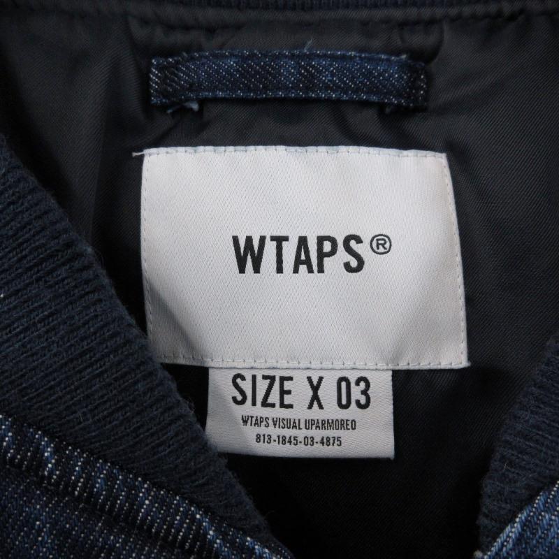 美品 WTAPS ダブルタップス デニムジャケット 222WVDT-JKM06 Jacket Cotton Denim コットン 日本製 ...