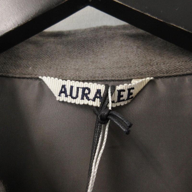 未使用 AURALEE オーラリー 長袖シャツ A23AS01OS SUPER LIGHT WOOL SHIRT ブラウン 3 タグ付き 71010335 : クラシック - 通販 ...