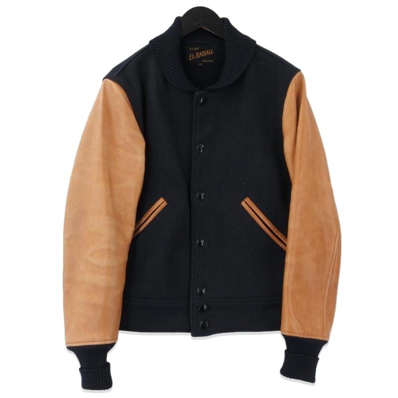 RADIALL ラディアル アワードジャケット RAD-13AW-JK003 13AW LOOTH SLEEVES ウール ダークネイビー 38 71010608 : クラシック - 通販 ...