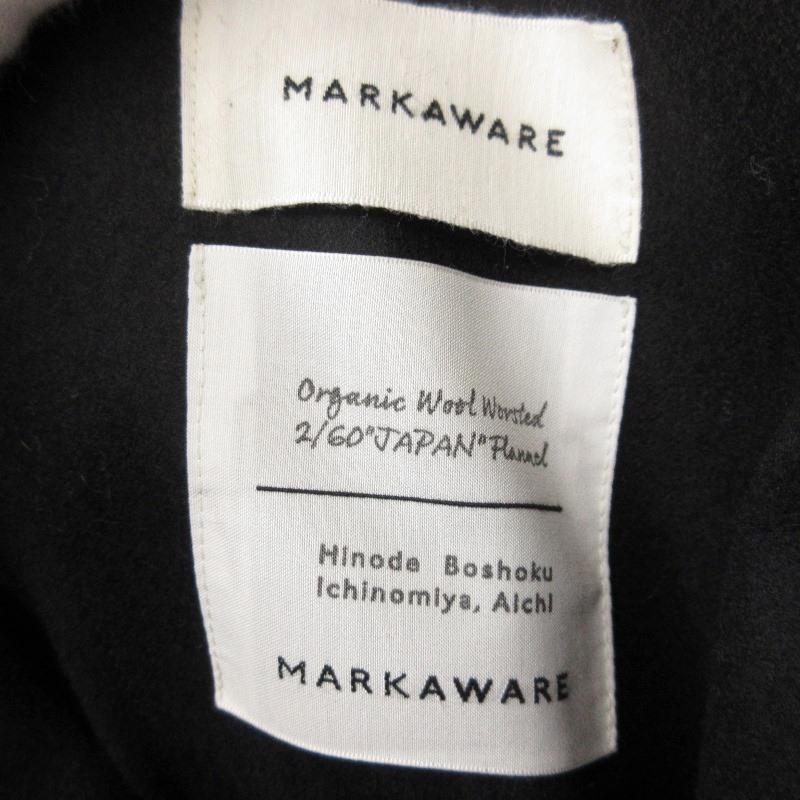 未使用 MARKAWARE マーカウェア テーラードジャケット A20C-02JK01C オーガニックウールサックコート ブラック 黒 1 タグ付き 71010914 : クラシック - 通販 ...