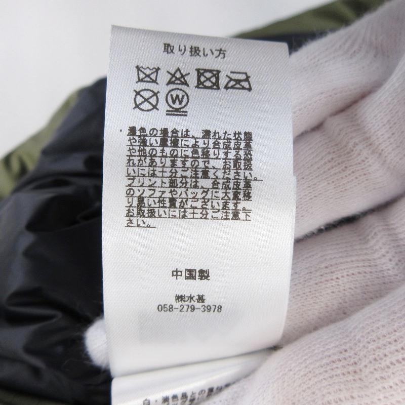 未使用 FIRST DOWN ファーストダウン ダウンベスト F342531 MULTI POCKET DOWN VEST DICROS MAURI RIP オリーブ M タグ付き ...