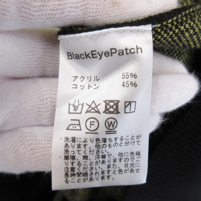 未使用 BLACKEYEPATCH ブラックアイパッチ BIG DOLLAR SIGN KNITTED SWEATER BEPFW24TP10 ニット ブラック 黒 L タグ付き ...