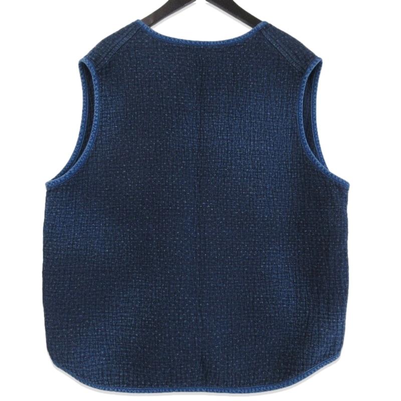 美品 Porter Classic ポータークラシック プルオーバーベスト 刺し子 PC-059-2103 NEW SASHIKO PULLOVER VEST インディゴ 2 71011038 ...