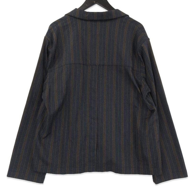 未使用 ATHA アタ RUSTIC STRIPE FIELD JACKET A2101-T-06 ストライプ フィールド ジャケット ネイビー F タグ付き 71011211 : クラシック ...