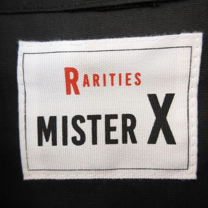 未使用 MISTER X ミスターエックス 1879モッズコート 22SS MRX-002 1879 Mods Coat プリント ブラック 黒 M タグ付き 71011391 : ...