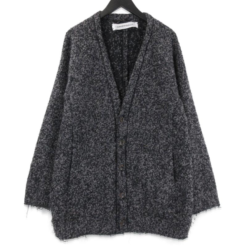 individual sentiments インディビジュアルセンチメンツ カーディガン CA3-HW7 ウール モヘヤ 日本製 グレーブラック 3 71011894 : クラシック - 通販 ...
