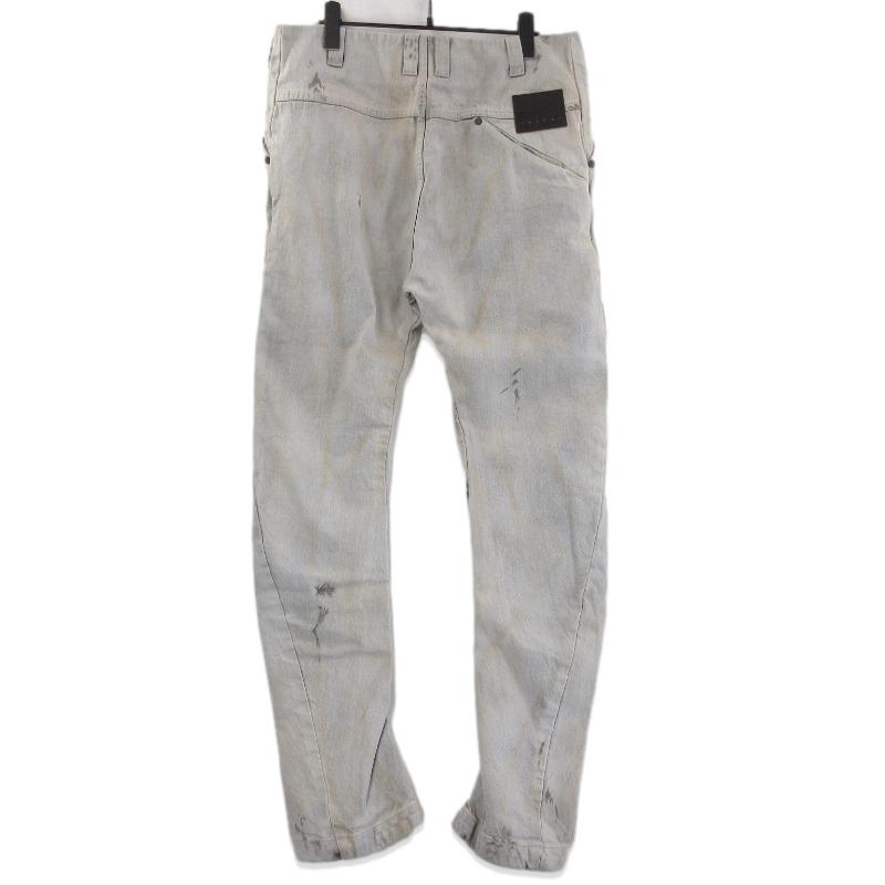 未使用 DEVOA デヴォア ブリーチド デニムパンツ PTJ-DHBCS Slim Pants Bleached Denim スリムパンツ グレー 3 71011918 : クラシック ...