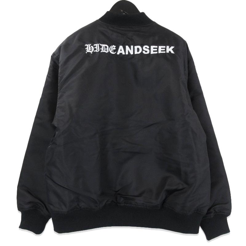 未使用 HideandSeek ハイドアンドシーク ナイロン バーシティ 未使用 HideandSeek ハイドアンドシーク ナイロン バーシティ