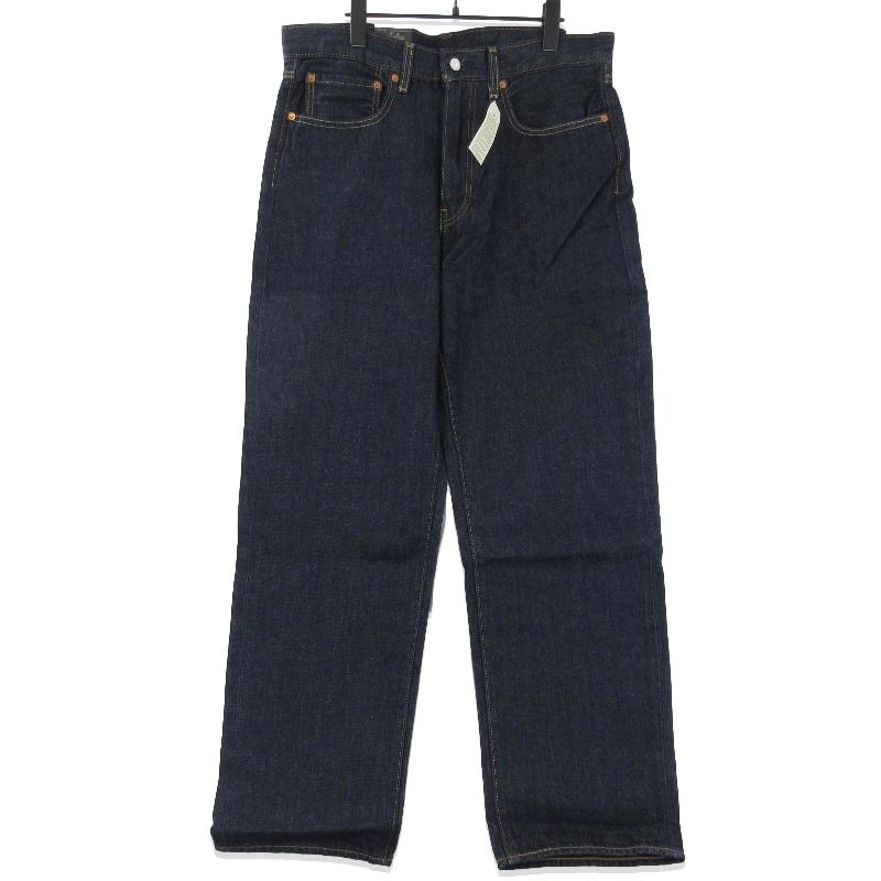 未使用 Levis リーバイス ルーズストレート デニムパンツ 290370078 Lot568 ジップフライ インディゴ 34 ...