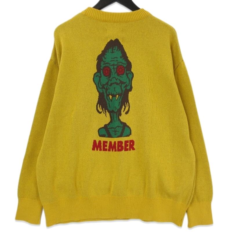 未使用 POP EYES ポップアイズ MEMBERS ONLY CLUB SWEATER 24AW PPE-010 ニット セーター ...