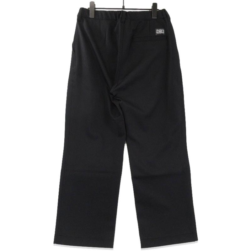 PORTER CLASSIC 未使用 Porter Classic ポータークラシック FRENCH JERSEY STRAIGHT PANTS PC-006-3340 フレンチ ブラック 黒 ...