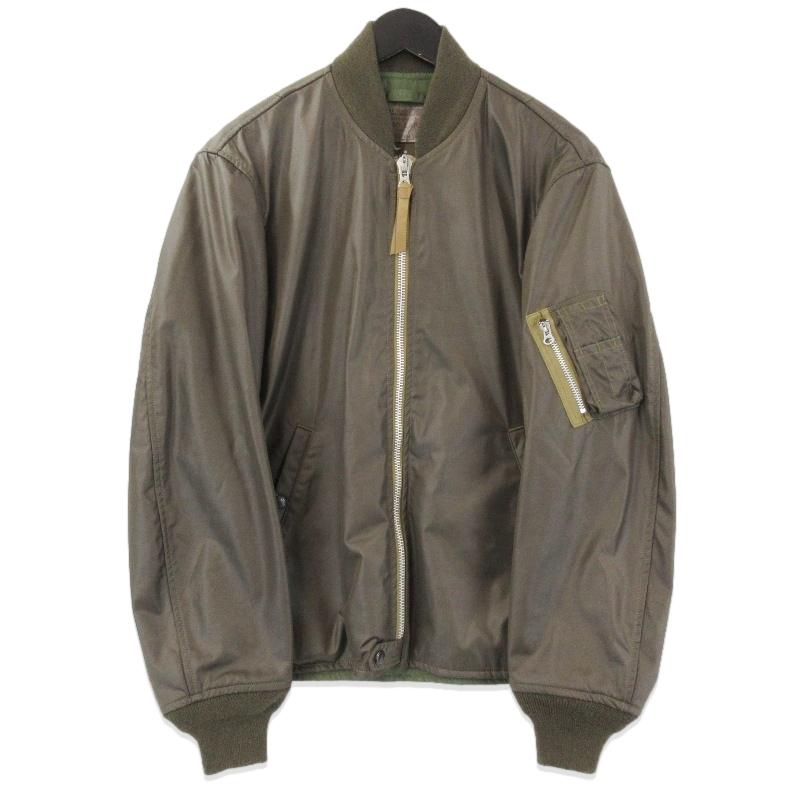 美品 COLIMBO コリンボ KINGSTON AIR CREW JKT 1015-20-101-8304 MA-1 フライトジャケット ナイロン カーキ L 71013229 ...