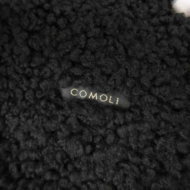 未使用 COMOLI コモリ シープスキン ジャケット A03-01029 24AW SHEEPSKIN JACKET ムートンコート ブラック 黒 3 タグ付き 71013383 ...