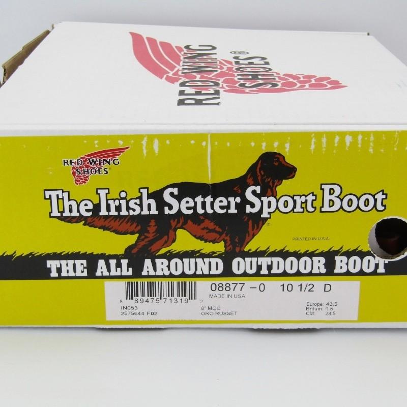 RED WING SHOES 未使用 REDWING レッドウィング アイリッシュセッター 8877 8インチ モックトゥ 復刻 オロラセット ...