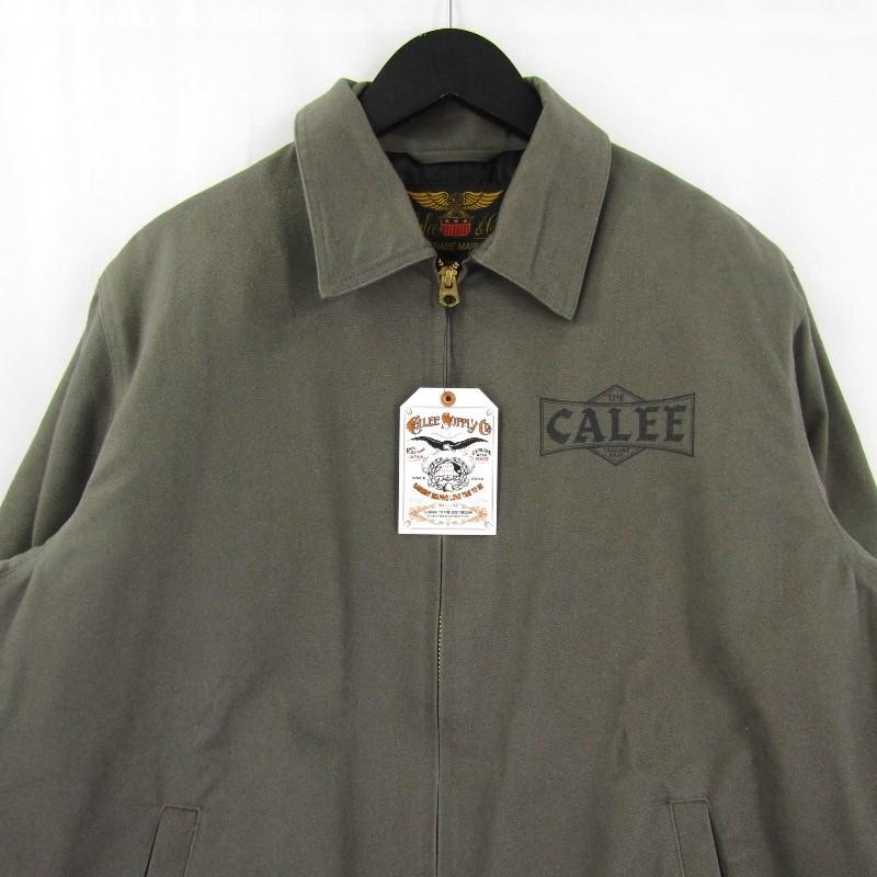 CALEE キャリー ワークジャケット CL-19AW033 T/C TWILL WORK JACKET グレー M タグ付き メンズ 中古 75000730 : 75000730 ...