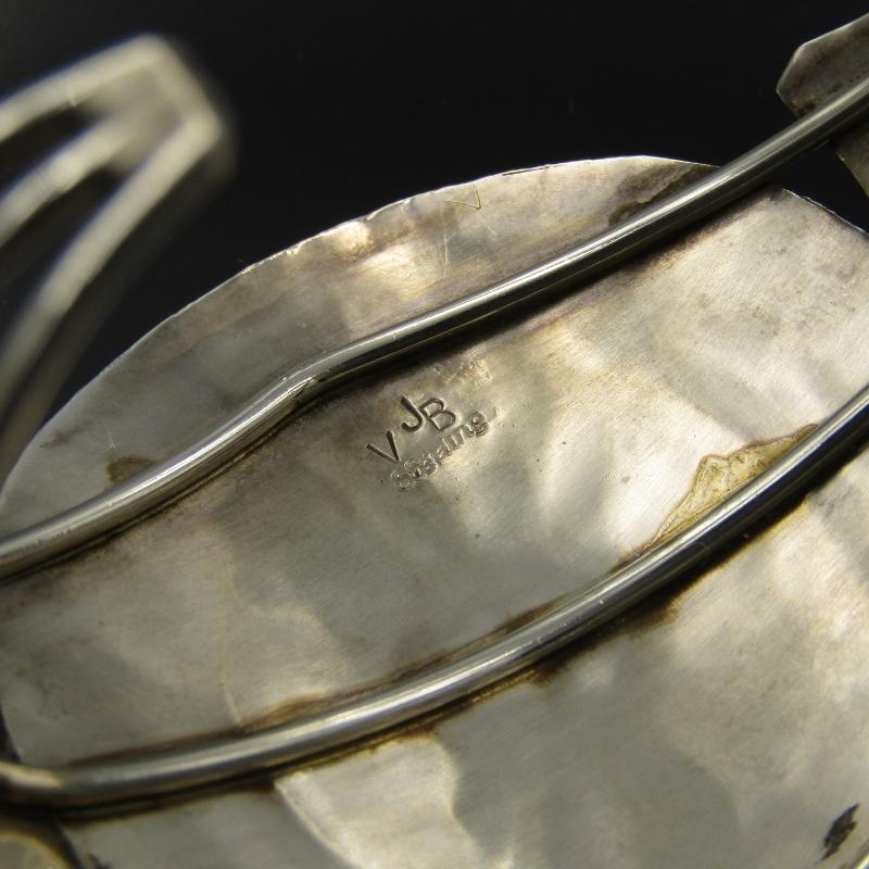 美品 Violet Begay ナバホ族 バングル クラスター ターコイズ ニードルポイント バイオレットビゲイ VJB インディアン ...