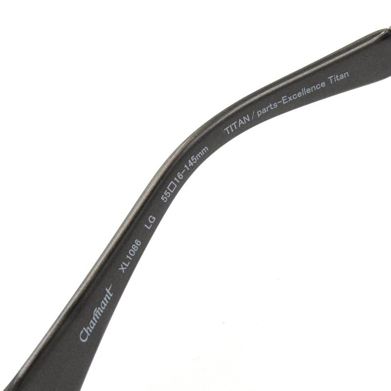 未使用 LineArt CHARMANT ラインアート シャルマン メガネフレーム XL1086 Forte ブロー LG/ライトグレー ...