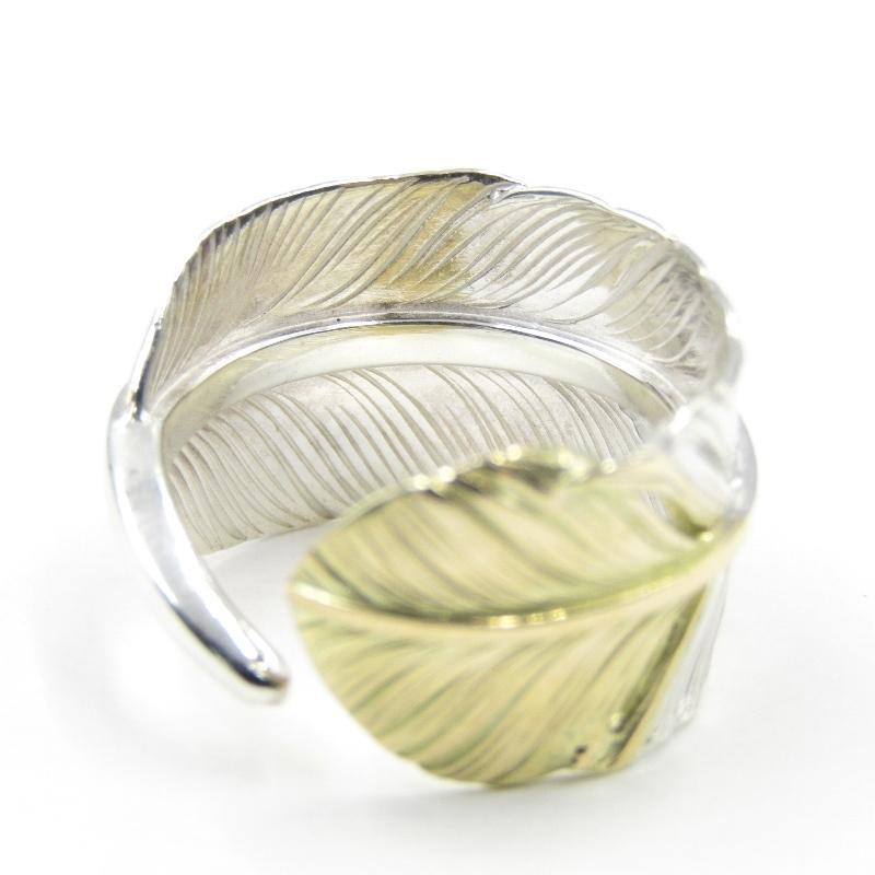 未使用 Taro Washimi 鷲見太郎 リング M feather K18YG top ring 01 先金 フェザー 10号 ...