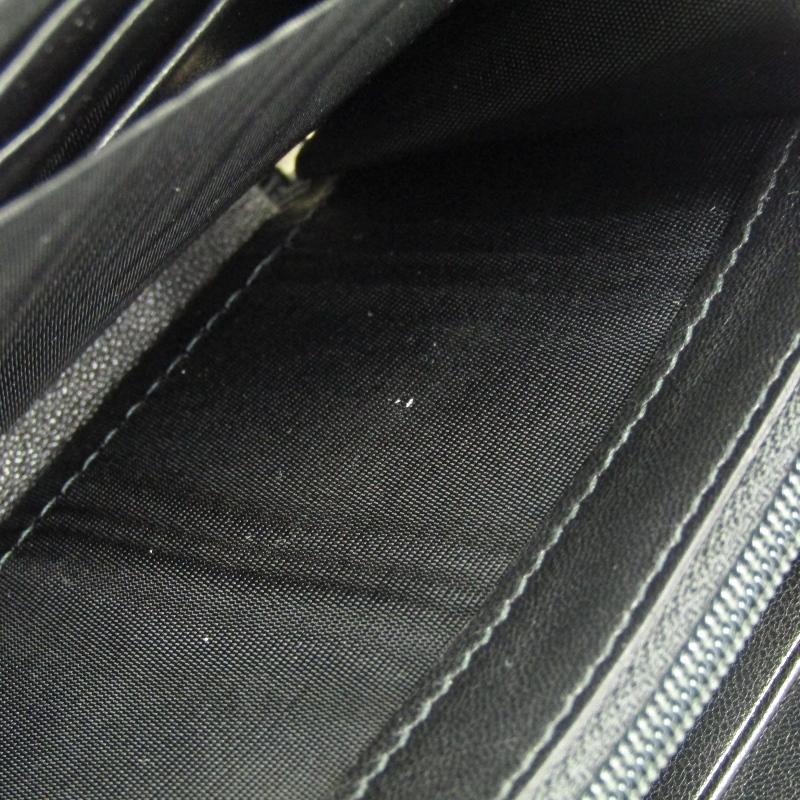 美品 YVES SAINT LAURENT イヴサンローラン 長財布 197191 AB8SP Yメール ラウンドファスナー パテント ...