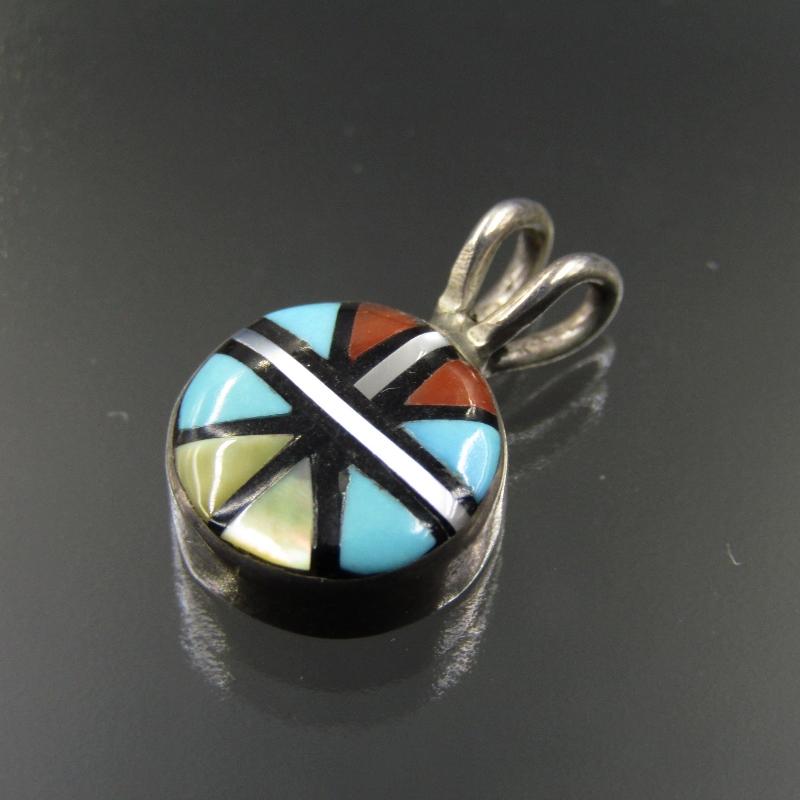 Angelena Laahty ズニ族 ペンダント インレイ ミニ ターコイズ アンジェリーナラーティ 80005258 : 80005258 ...