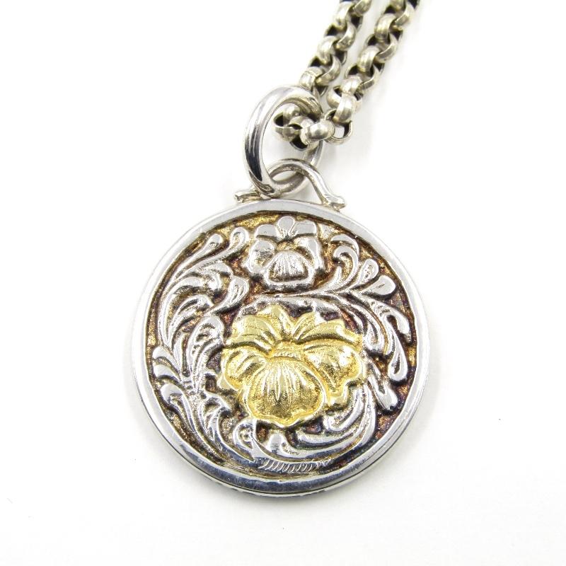 SAAD サード ネックレス K24GP Silver925 シェリダンカービング NC8 80005521 : クラシック - 通販 - Yahoo!ショッピング